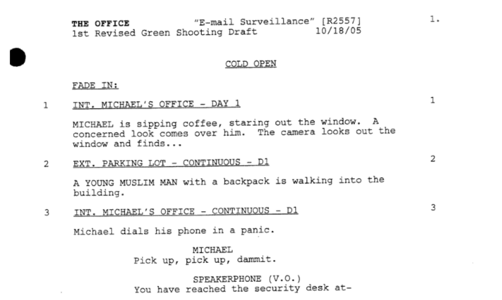 The Screenwriter’s Guide To Formatting Television Scripts | Thought Catalog